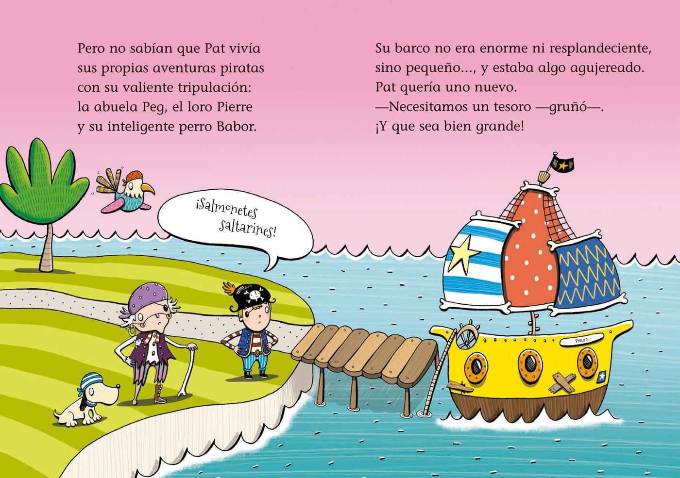 Pat el Pirata y el mapa del tesoro - Edelvives