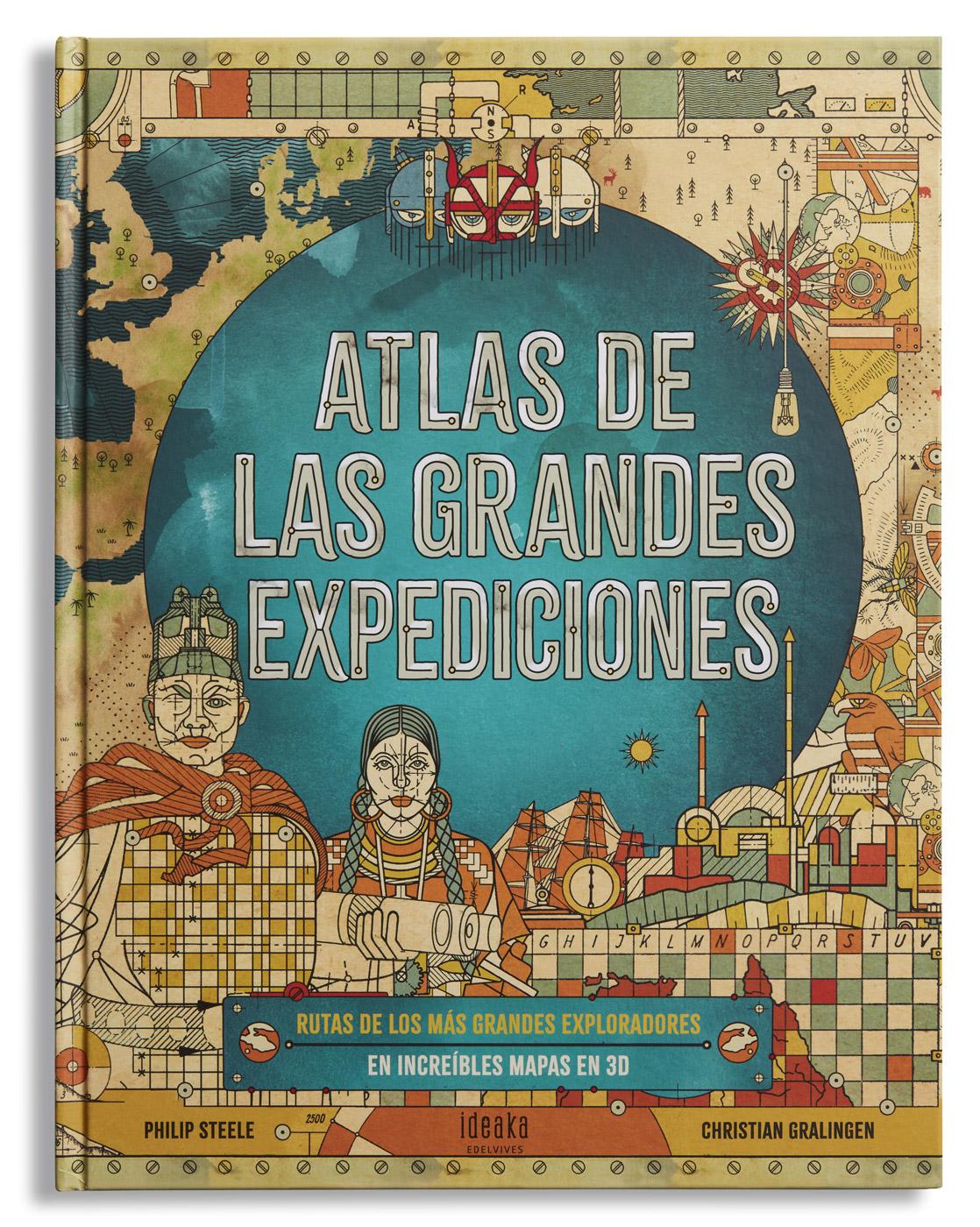 Atlas de las grandes expediciones - Edelvives